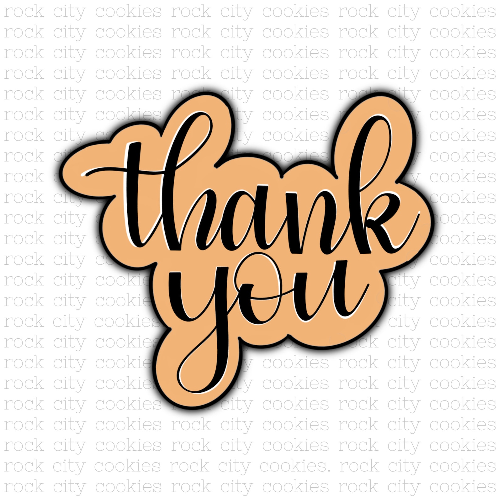 Thank You Cookie Cutter Thank You Cookie Cutter Etsy