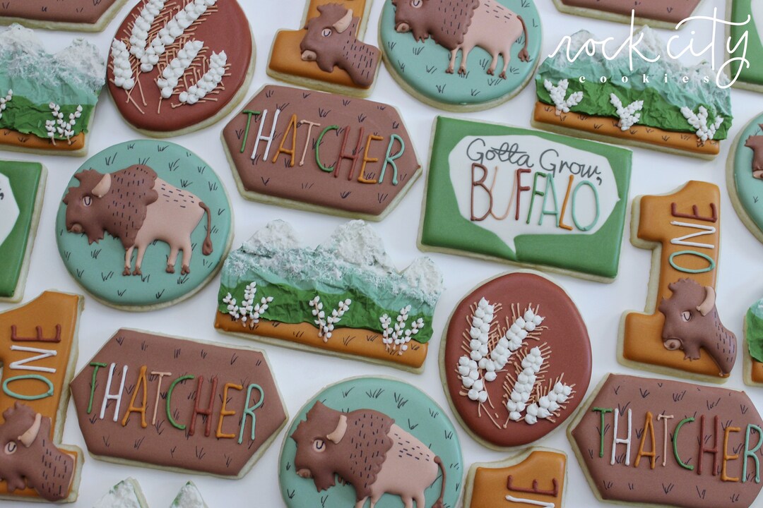 BUFFALO Cookies Customizable Decorated Sugar Cookies Perfect for ...