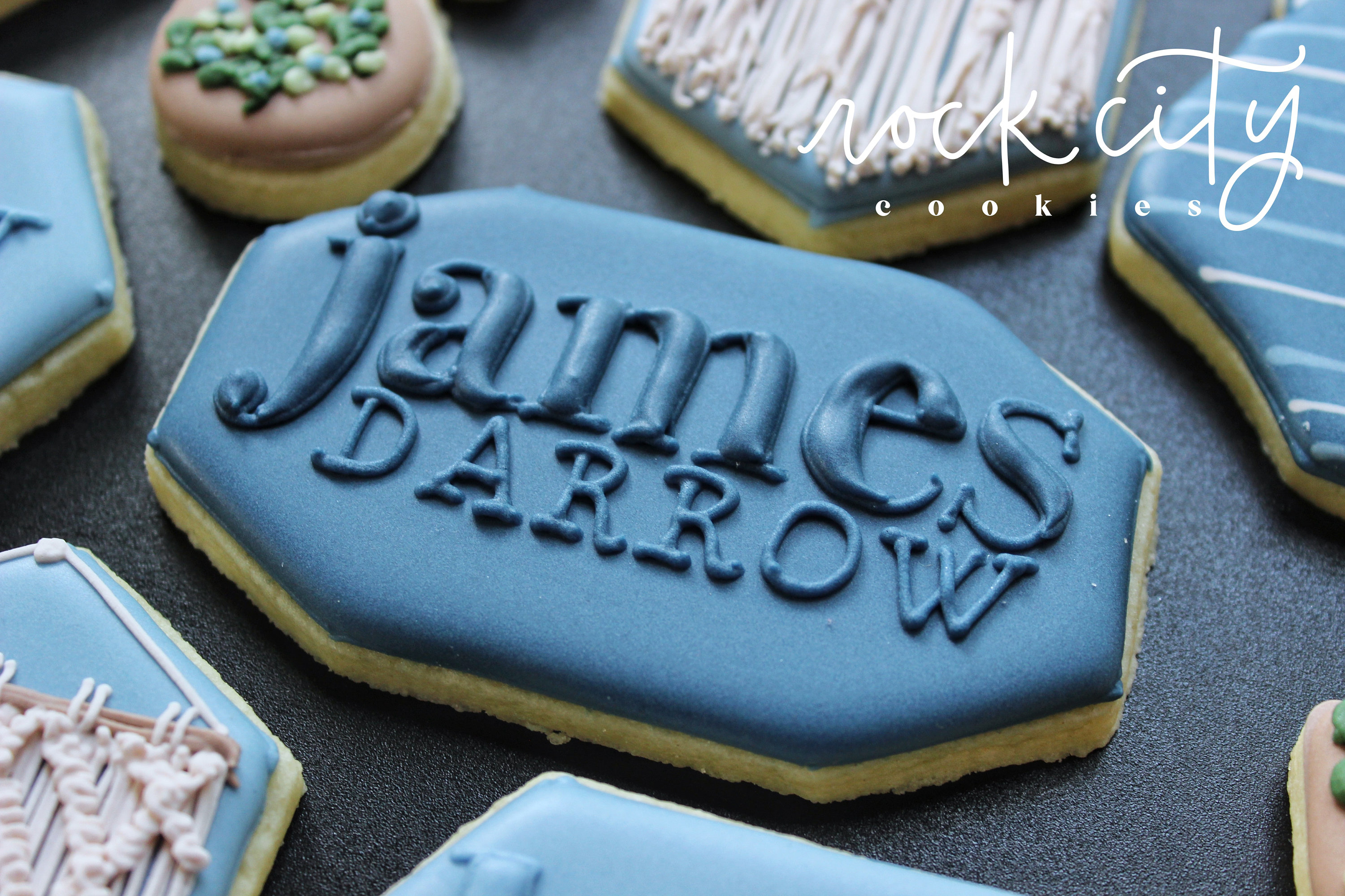 LONG OCTAGON Cookie Cutter // Long Octagon Plaque Cookie - Etsy