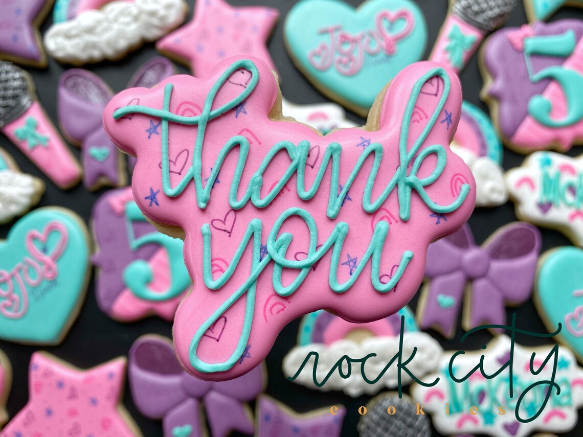 Thank You Cookie Cutter Thank You Cookie Cutter Etsy