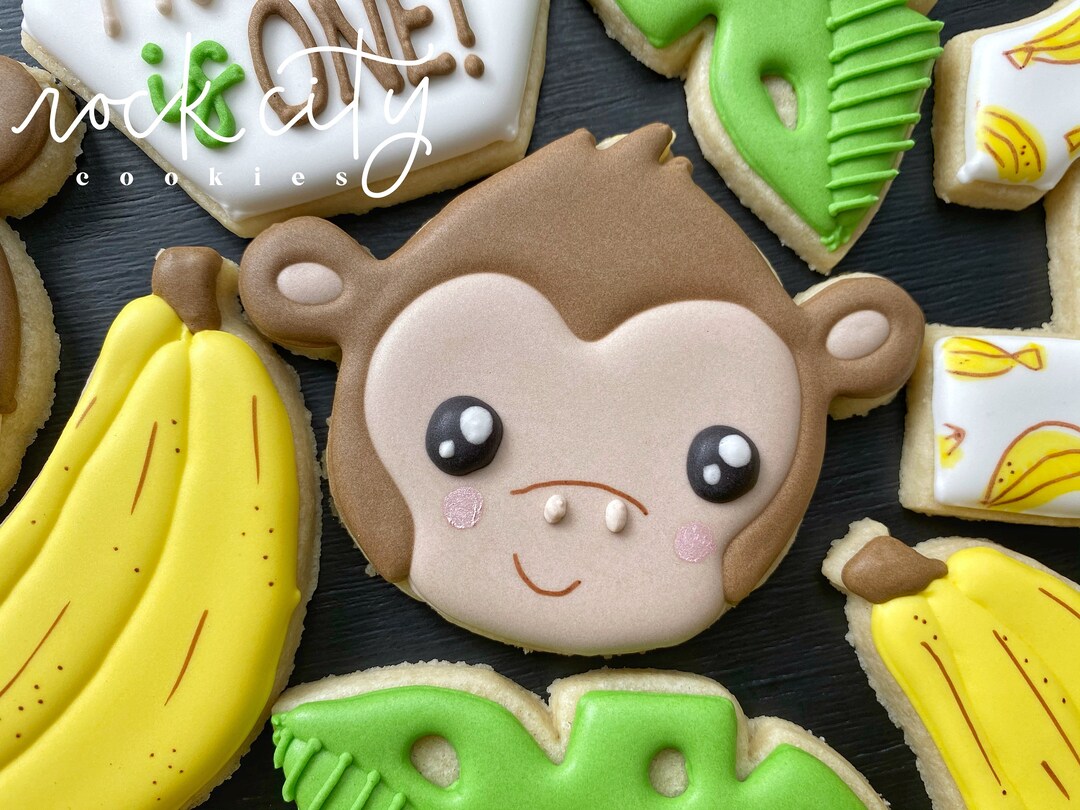 MONKEY Cookie Cutter // Monkey Cookie Cutter Monkey Face - Etsy