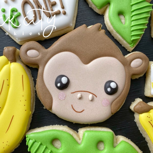 Monkey Cookies - Etsy