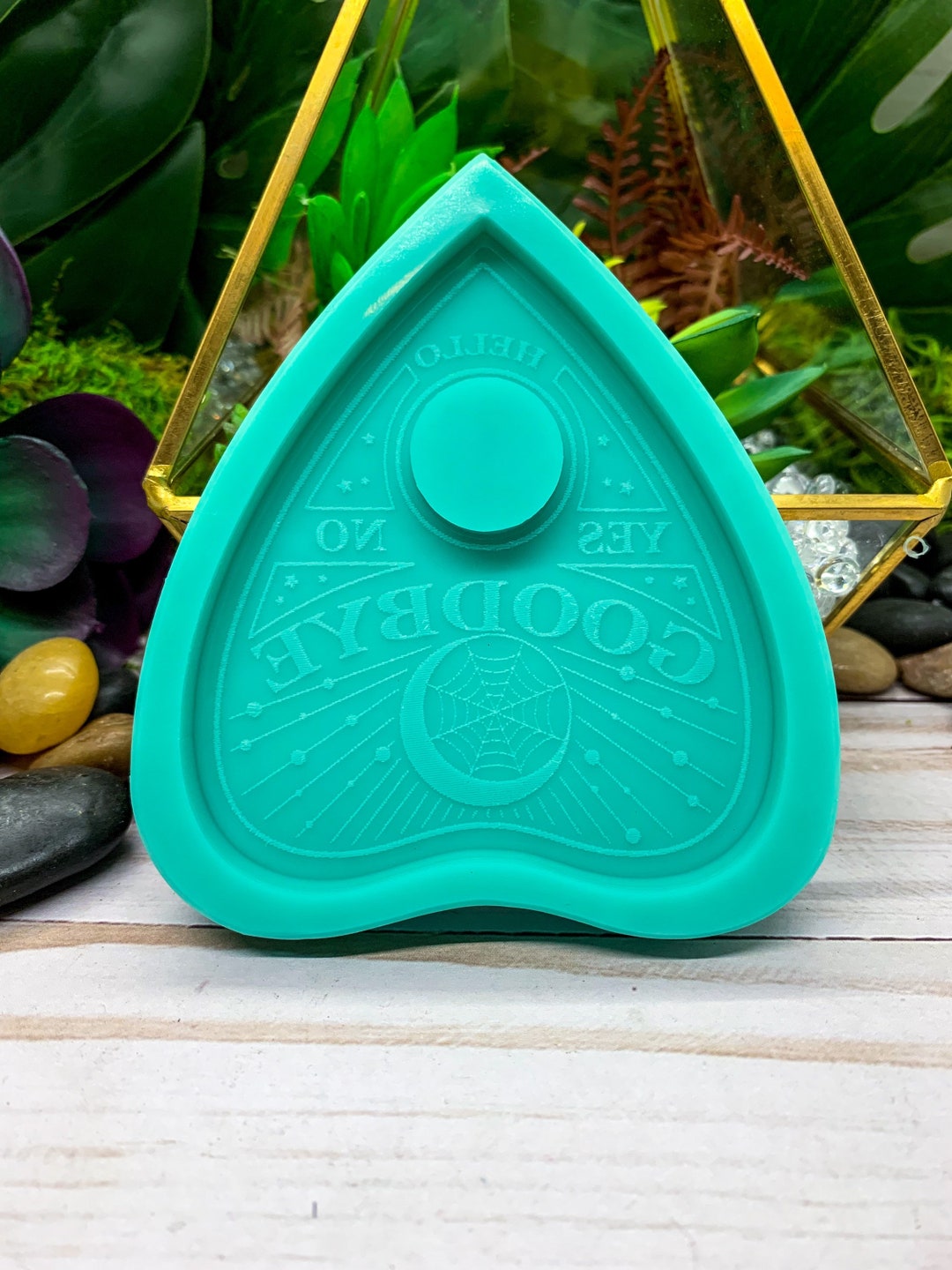 Ouija Planchette Food Safe Silicone Mold for Resin, Jesmonite, Clay ...