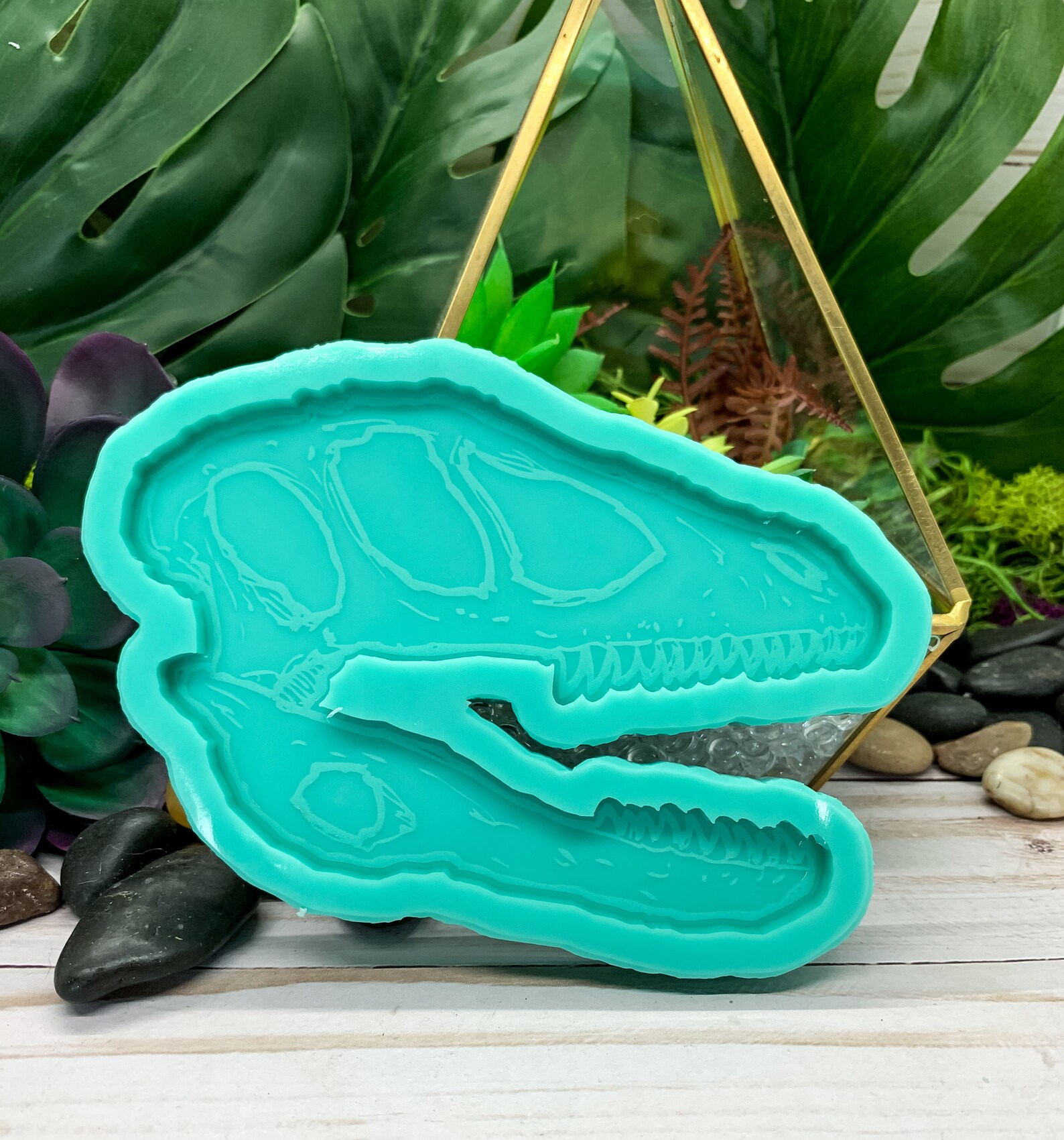 T-rex Skull Food Safe Silicone Mold for Resin Jesmonite - Etsy