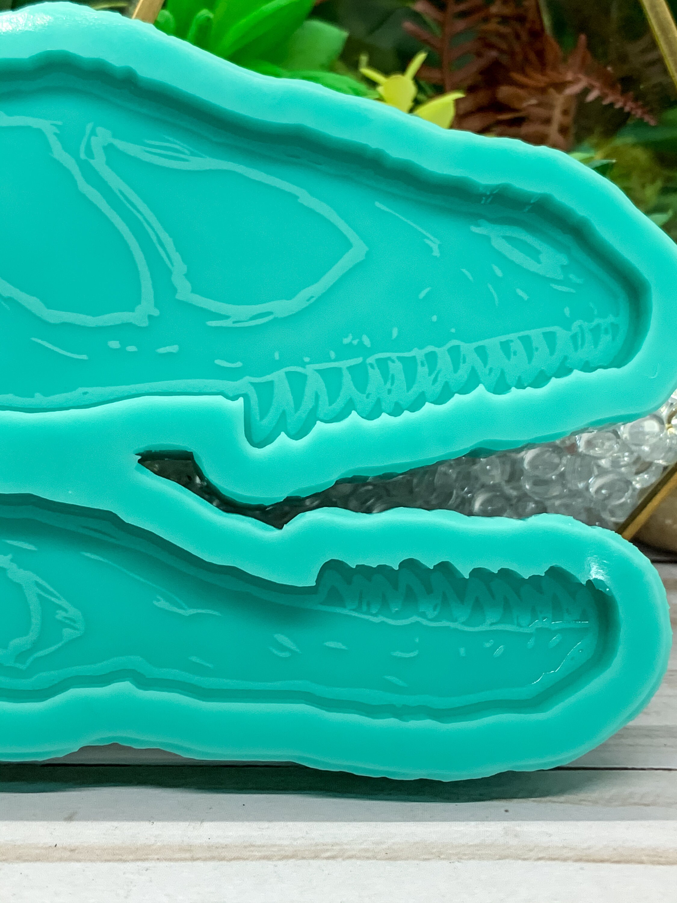 T-rex Skull Food Safe Silicone Mold for Resin Jesmonite - Etsy