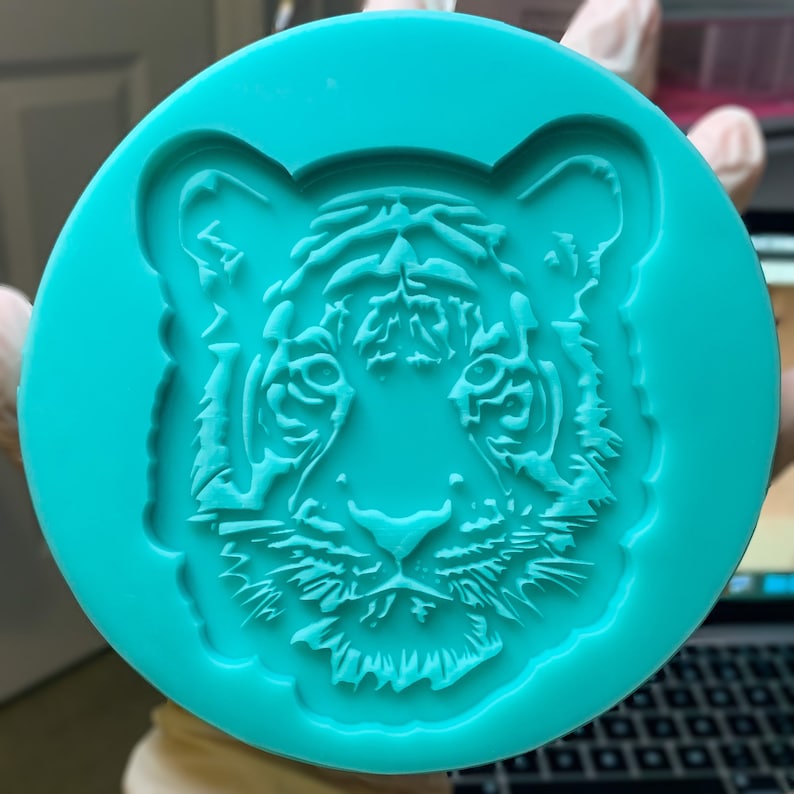 Large Tiger Food Safe Silicone Mold for Resin Jesmonite - Etsy