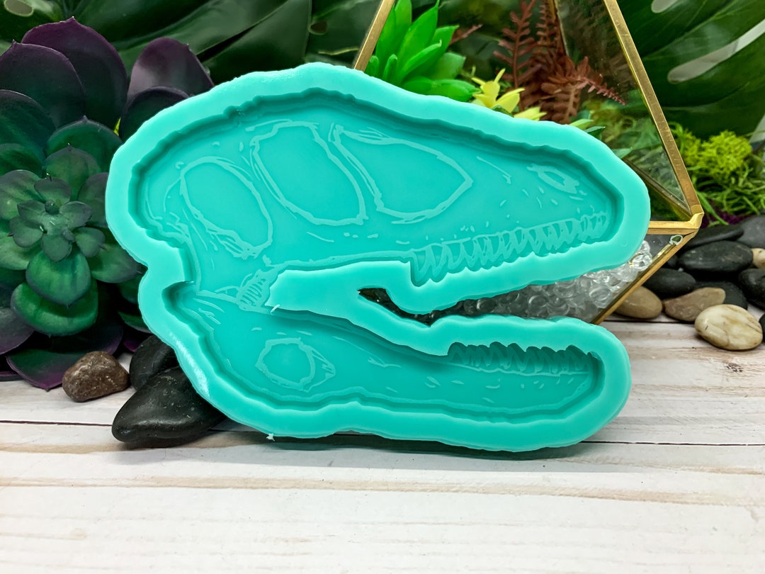 T-rex Skull Food Safe Silicone Mold for Resin, Jesmonite, Clay, Soap ...