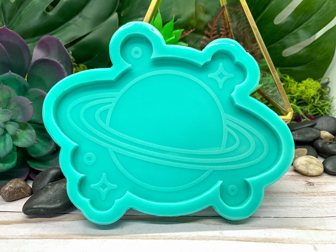 Saturn and Stars Food Safe Silicone Mold for Resin, Jesmonite, Clay ...