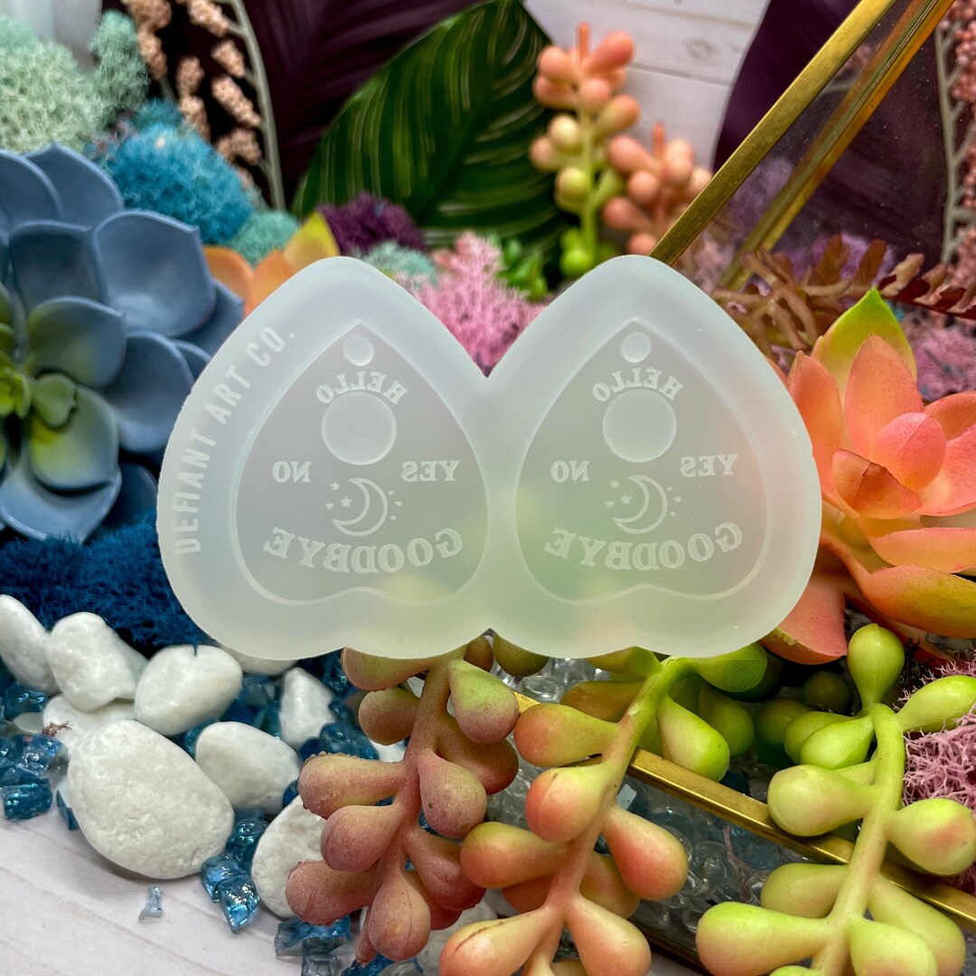 Ouija Planchette Earrings Halloween Food Safe Silicone Mold for Resin ...