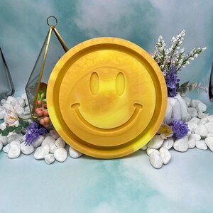 Smiley Face Silicone Tray Mold for Resin, Jesmonite, Clay - Etsy