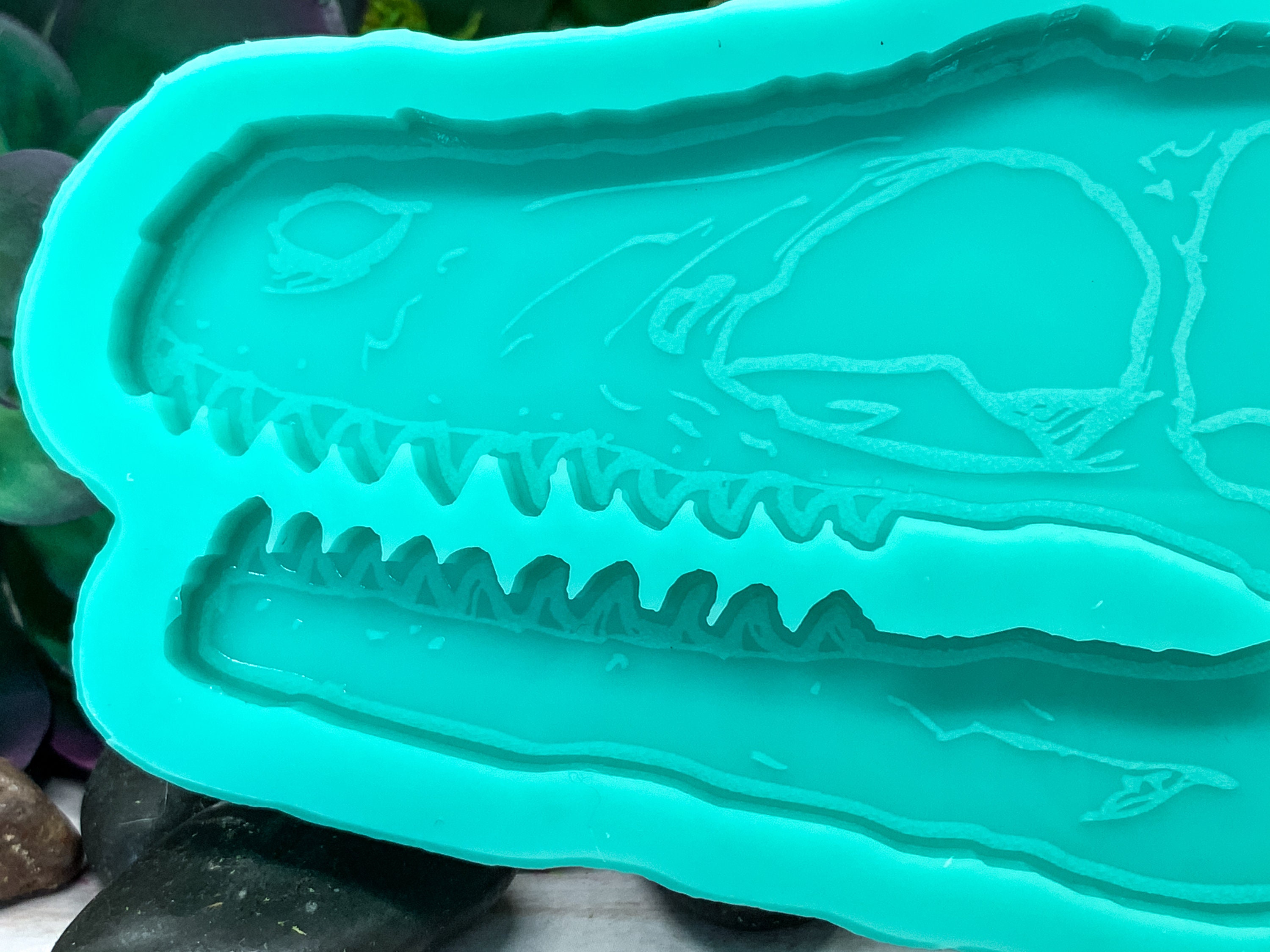 Raptor Skull Silicone Mold, Resin, Soap, Wax Melts - Etsy
