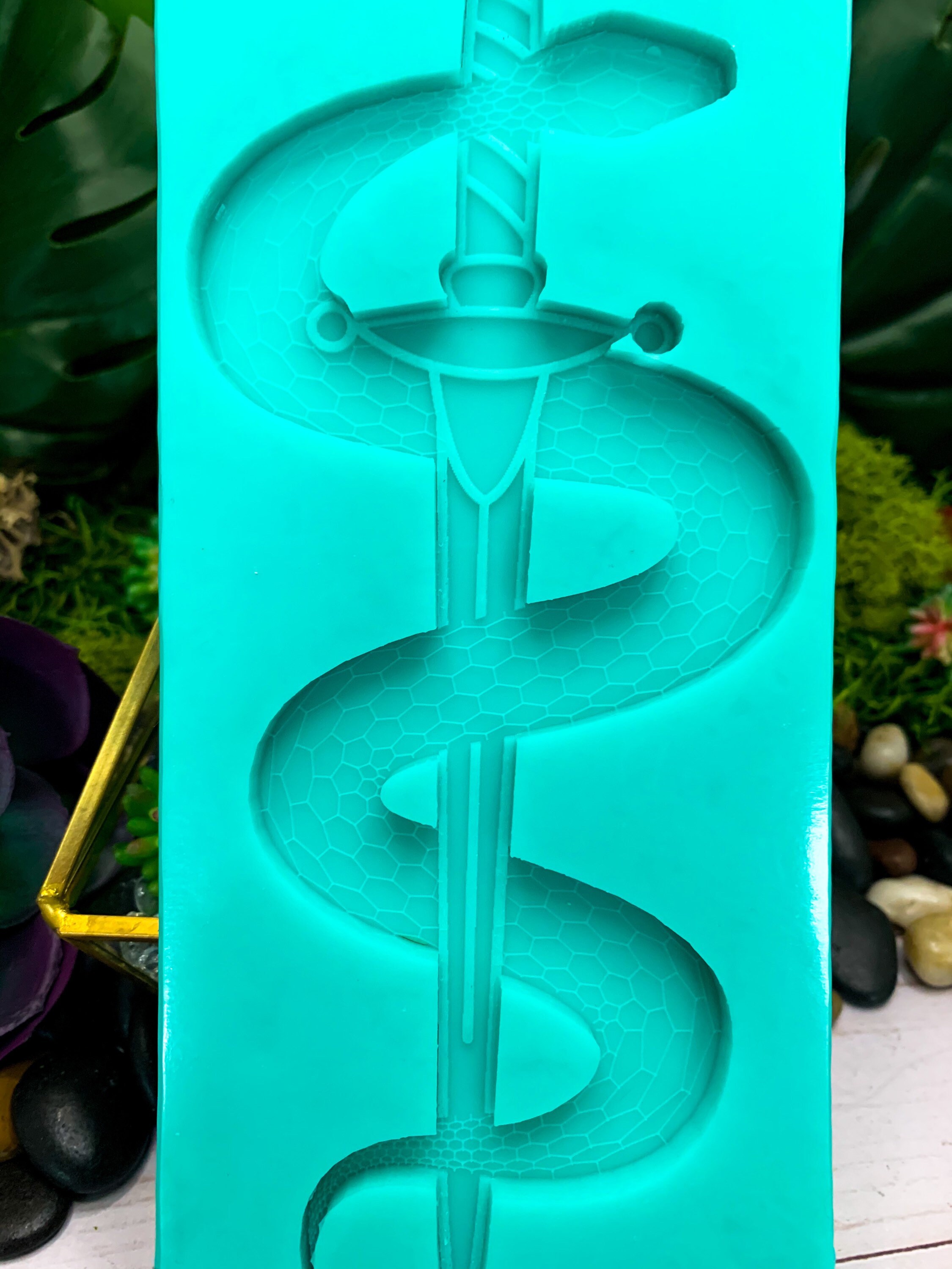 Large Dagger and Snake Food Safe Silicone Mold for Resin - Etsy