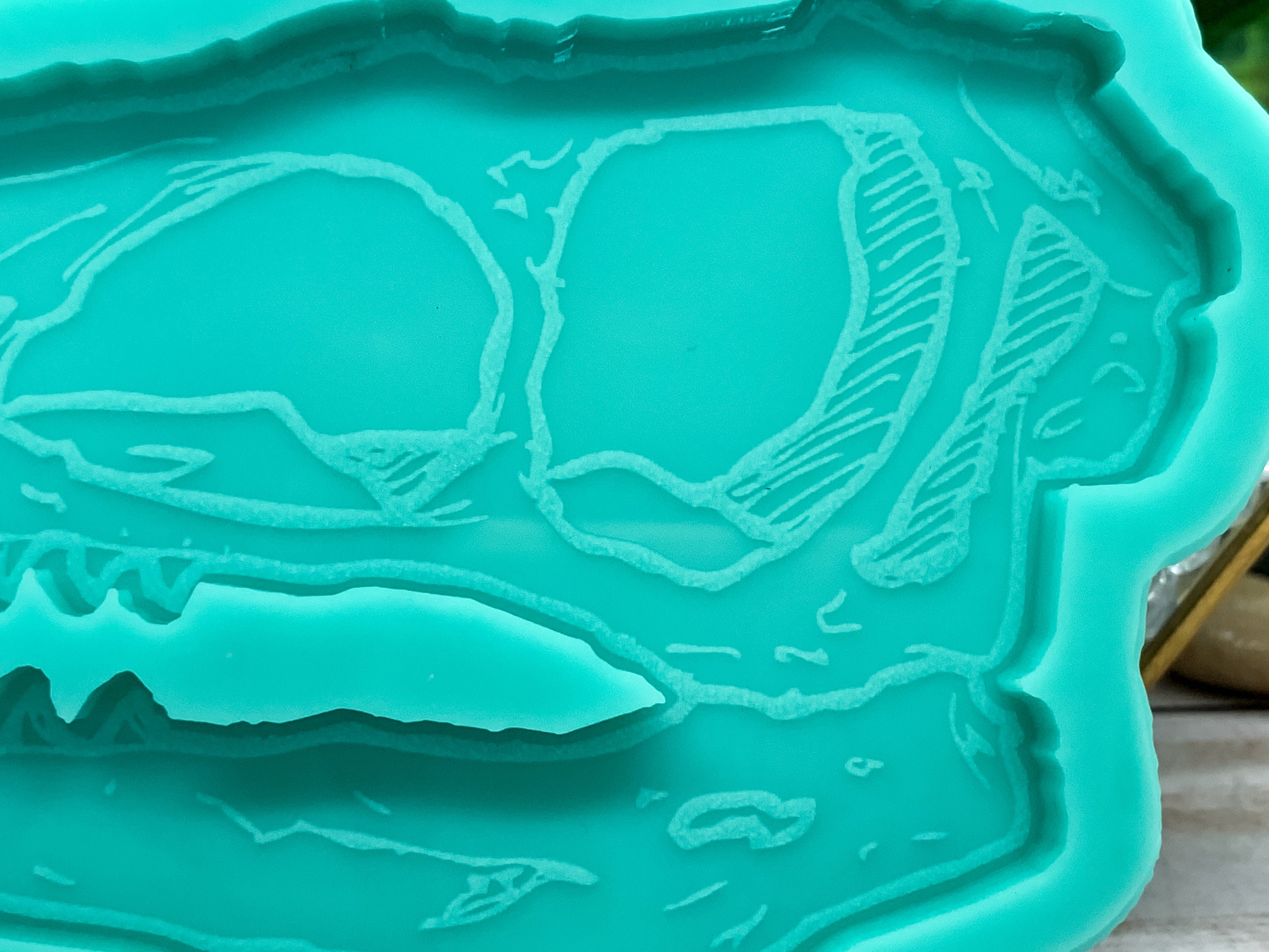 Raptor Skull Food Safe Silicone Mold for Resin Jesmonite - Etsy