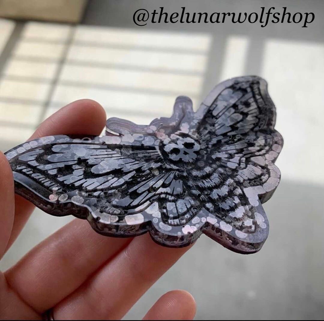 Death's Head Moth Resin Mold for Resin Jesmonite Clay - Etsy