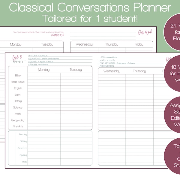 Classical Conversations - Etsy