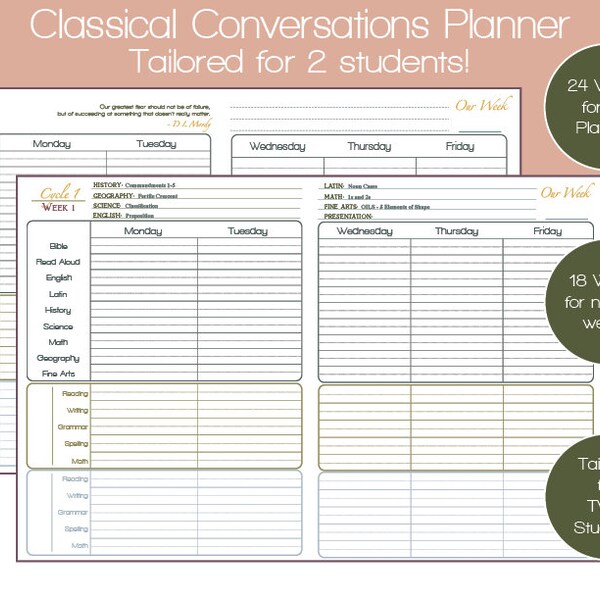 Classical Conversations - Etsy