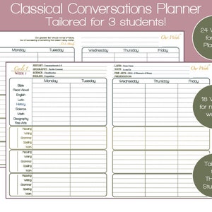 Classical Conversations - Etsy