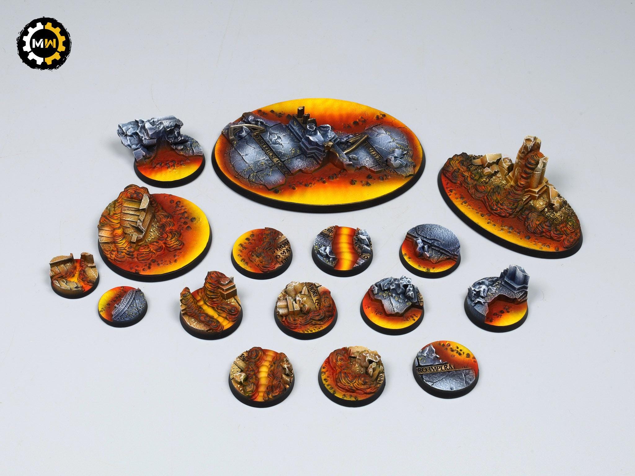 Molten Forge - Battle Ready 3D Bases for Wargames, Miniatures, Figures ...