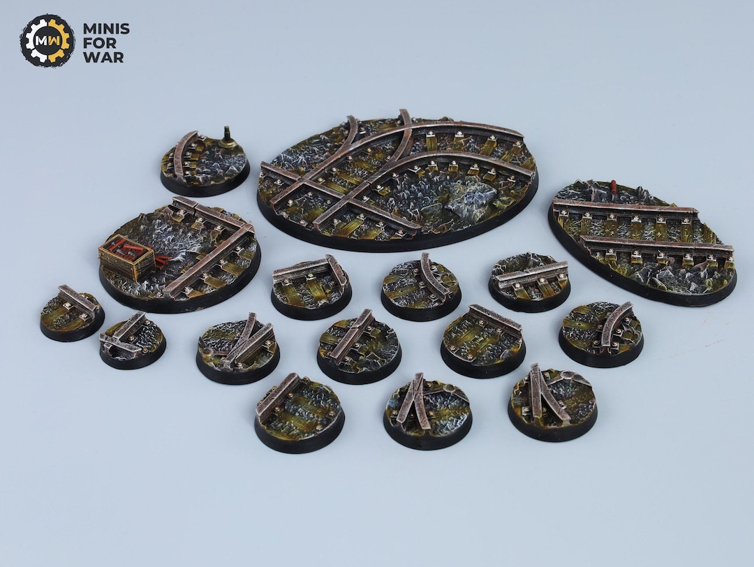 Mines - Battle Ready 3D Bases for Wargames, Miniatures, Figures ...