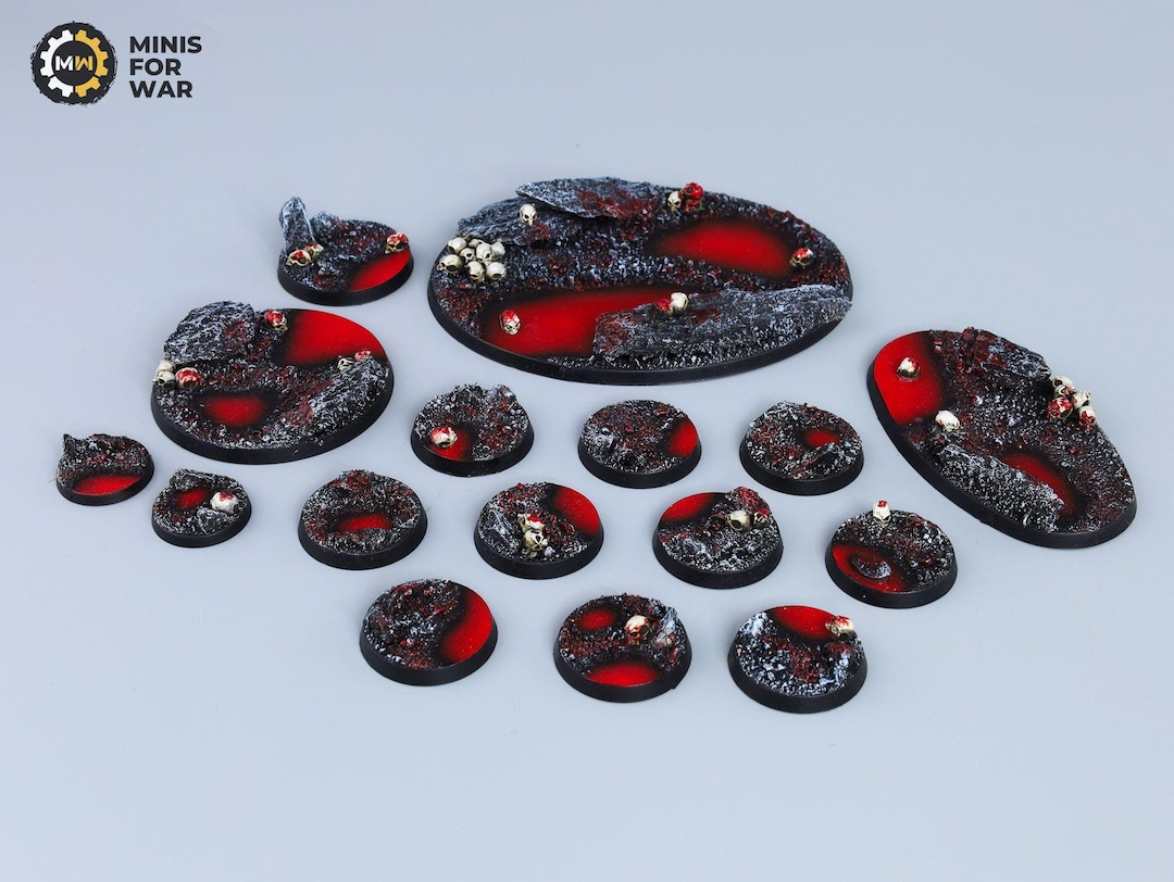 Classic Bloodfields - Battle Ready Bases for Wargames, Miniatures ...