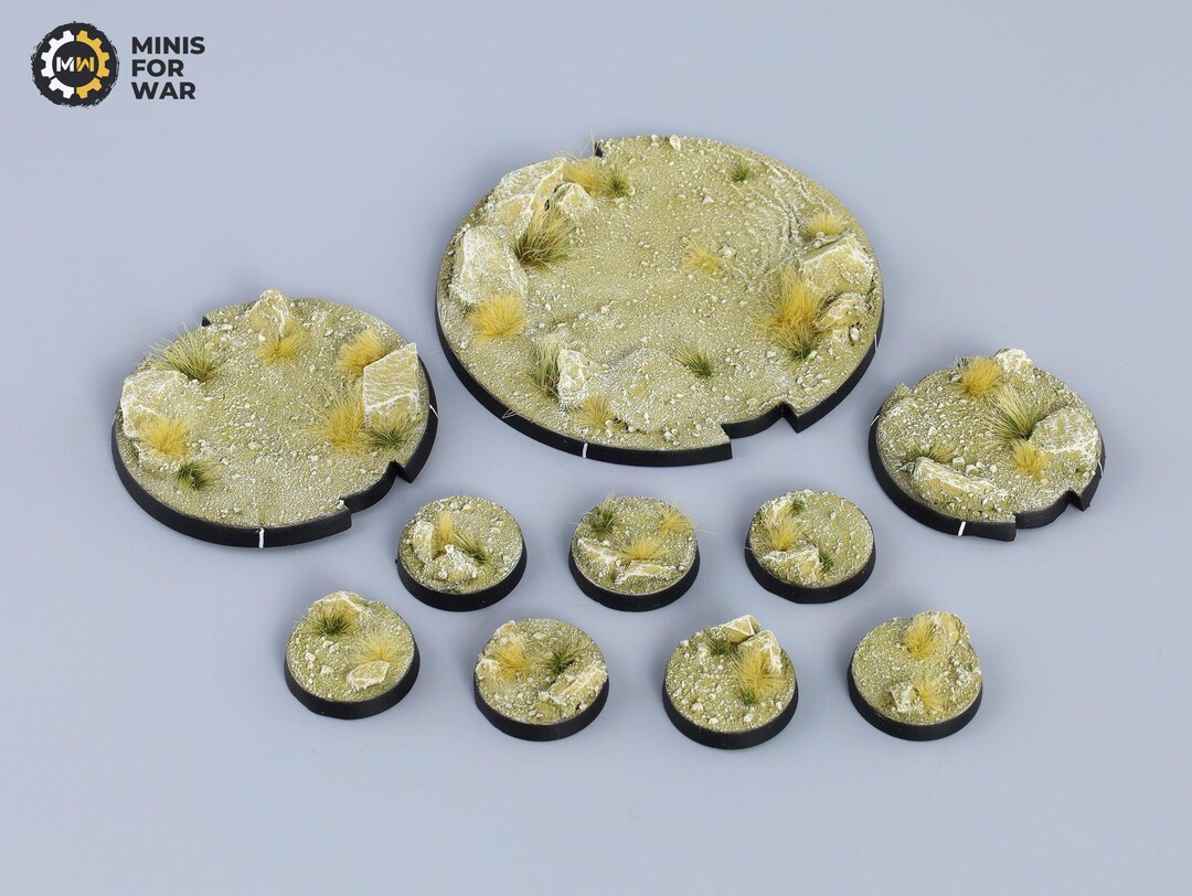 Desert Planet - Battle Ready Bases for SW: Legion - Different Sizes ...