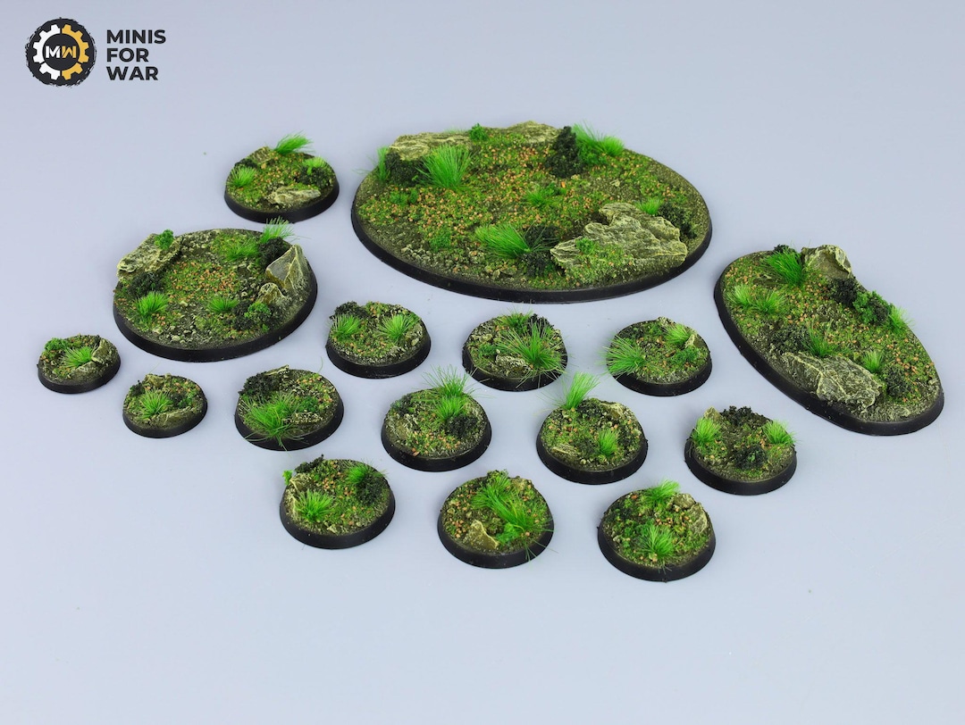 Classic Forest - Battle Ready Bases for Wargames, Miniatures, Figures ...