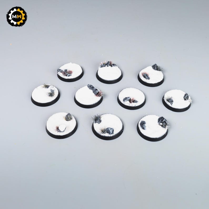 Classic Snow - Battle Ready Bases for Wargames, Miniatures, Figures ...