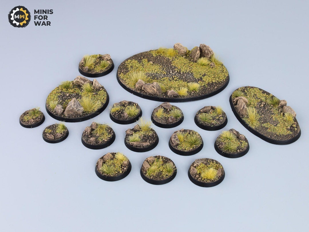 Classic Steppe - Battle Ready Bases for Wargames, Miniatures, Figures ...