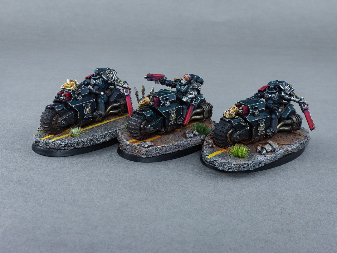 40k Space Marines Primaris Outriders I PAINTED - Etsy