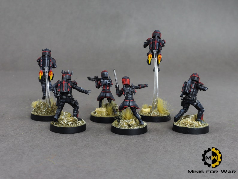 Star Wars: Legion Shadow Collective Super Mandalorian - Etsy