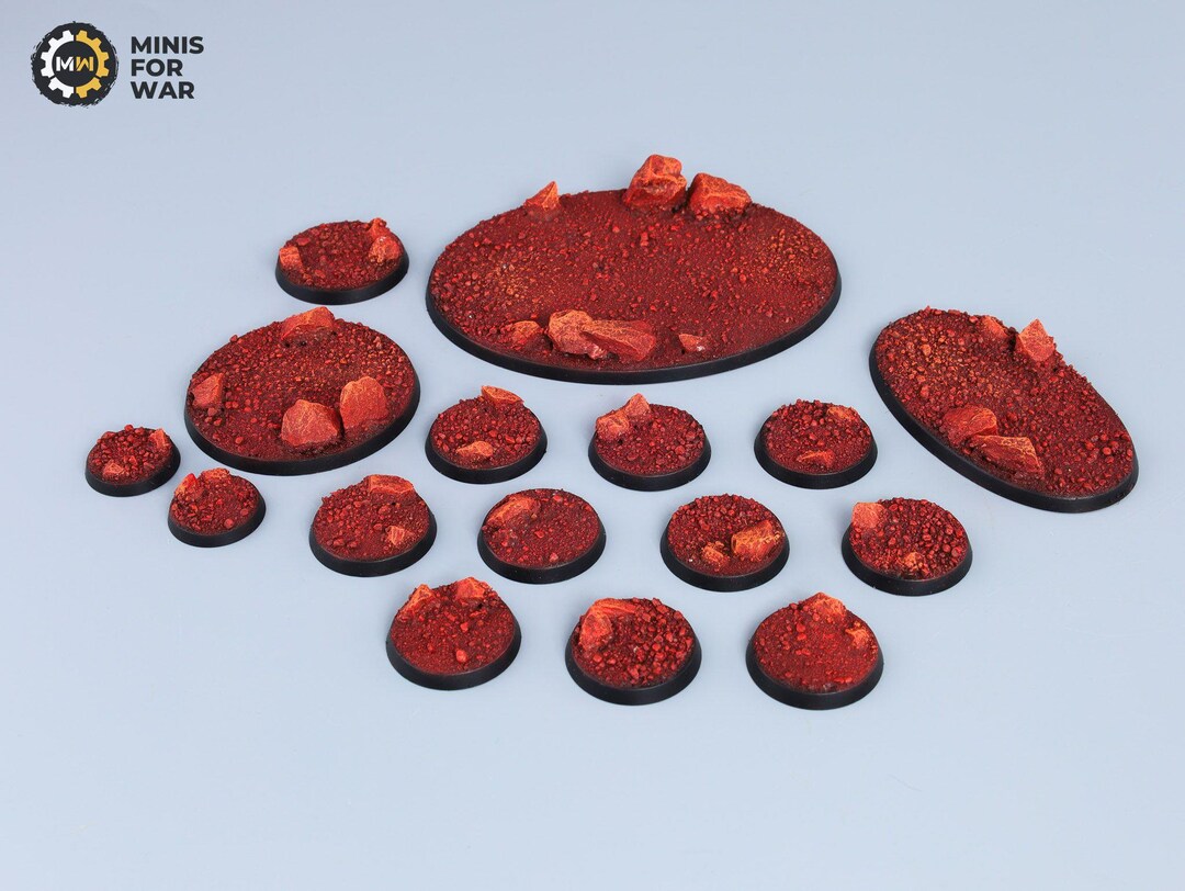 Classic Martian - Battle Ready Bases for Wargames, Miniatures, Figures ...