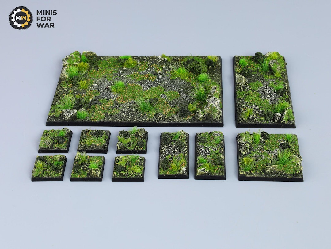 Classic Forest - Square - Battle Ready Bases for Wargames, Miniatures ...