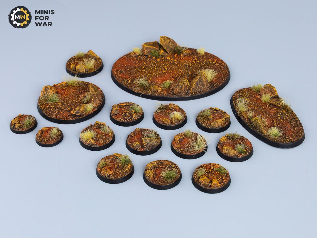 Classic Red Earth - Battle Ready Bases for Wargames, Miniatures ...