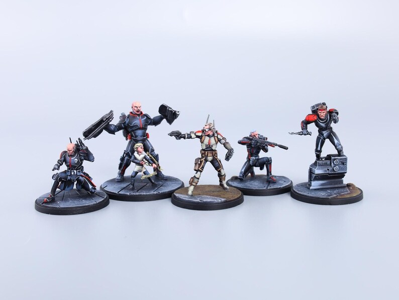 Star Wars Shatterpoint - Clone Force 99 Squad Pack [ PAINTED ] - Etsy