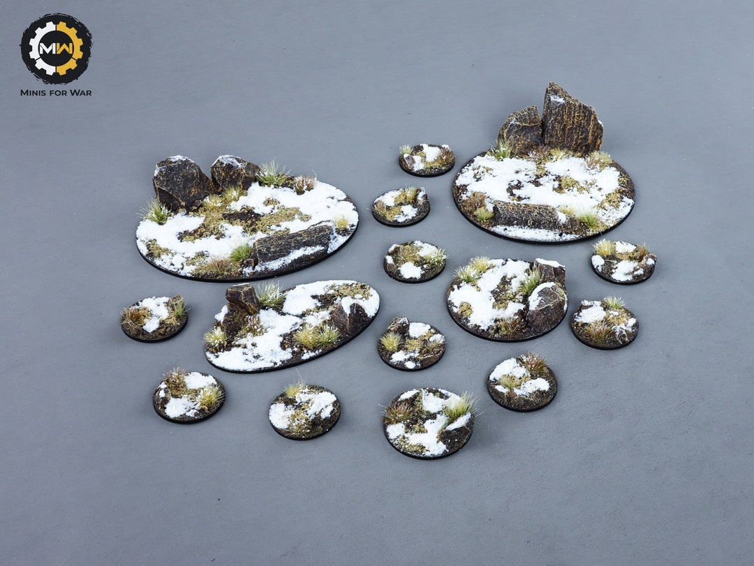 Battle Bases Classic Tundra Different Sizes PAINTED - Etsy UK