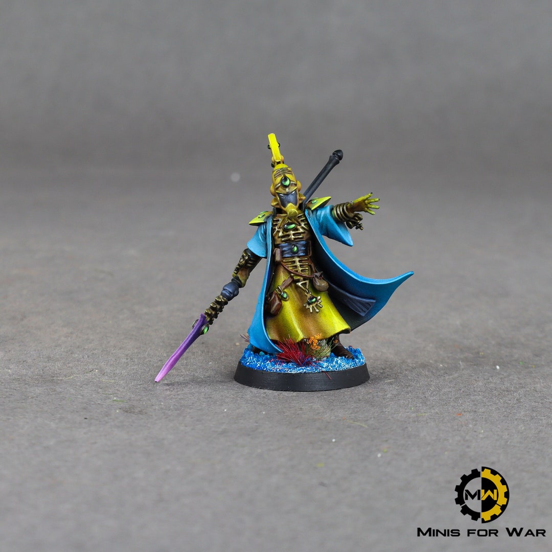 Warhammer 40k Aeldari Farseer PAINTED - Etsy
