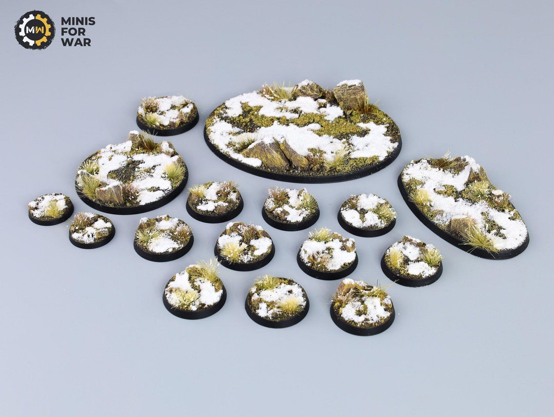 Classic Tundra - Battle Ready Bases for Wargames, Miniatures, Figures ...