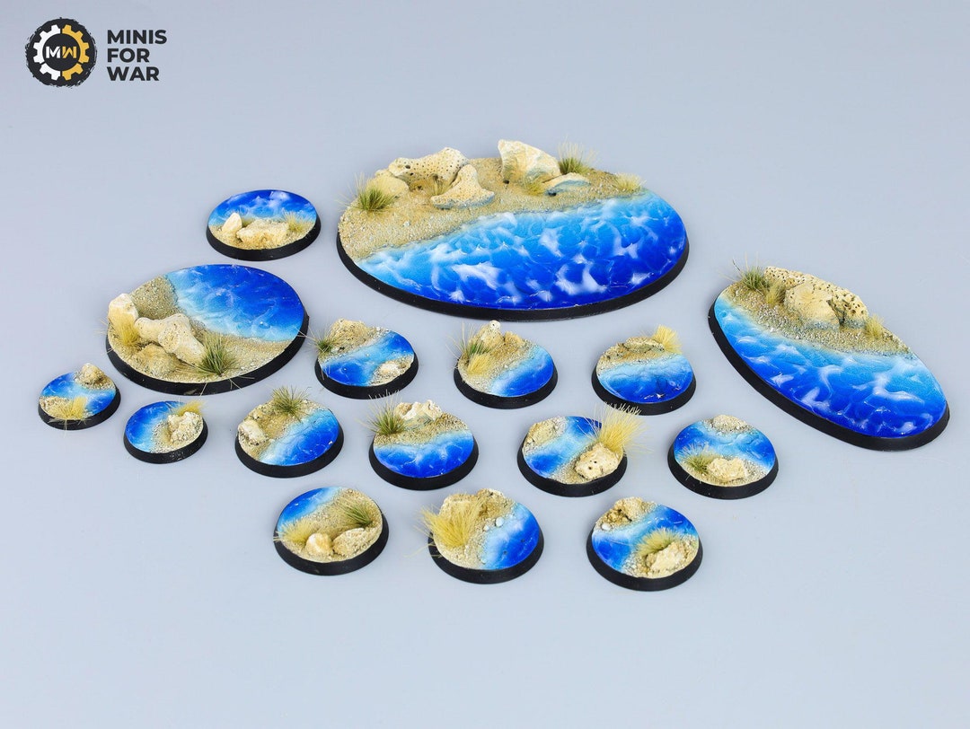 Classic Sea Coast - Battle Ready Bases for Wargames, Miniatures ...