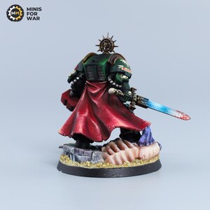 40k Space Marines Dark Angels Terminator Captain PAINTED - Etsy