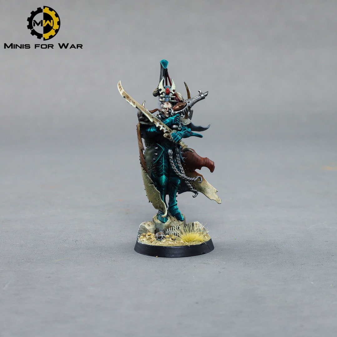 40k Drukhari Archon PAINTED - Etsy