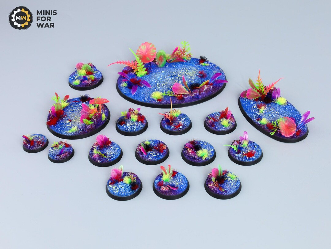 Classic Alien World - Battle Ready Bases for Wargames, Miniatures ...