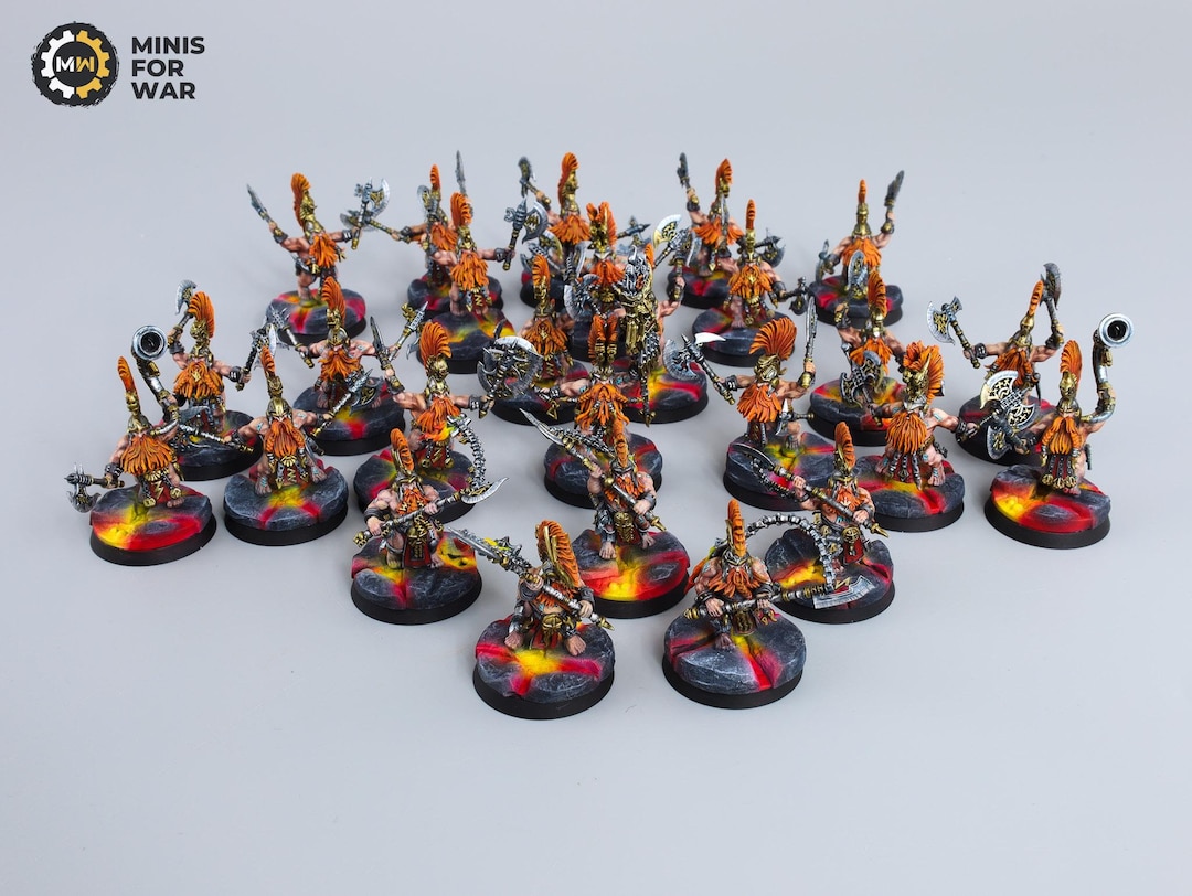 Age of Sigmar Fyreslayers Spearhead PAINTED - Etsy