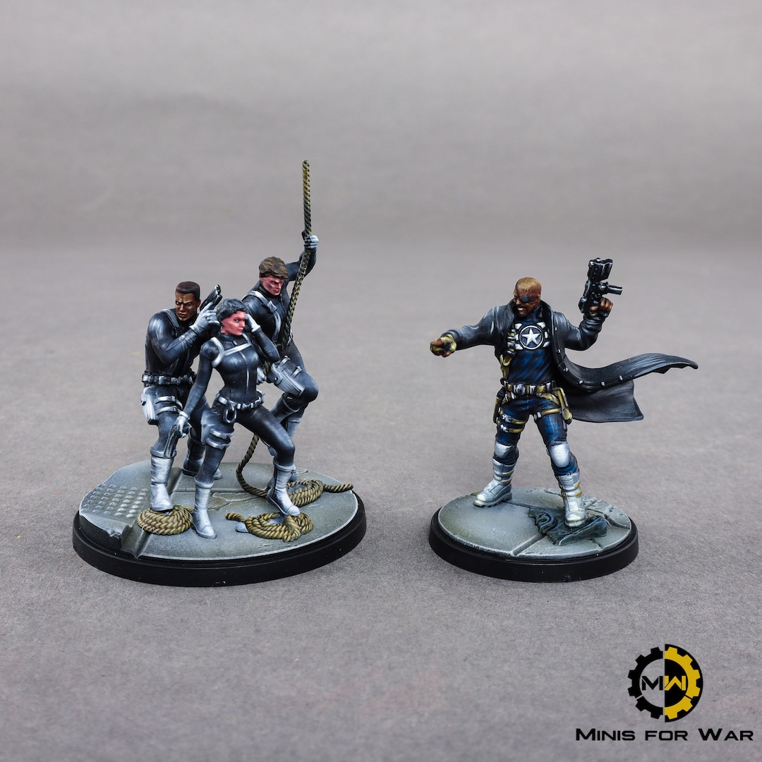 Marvel Crisis Protocol Nick Fury & SHIELD Agents Painted - Etsy