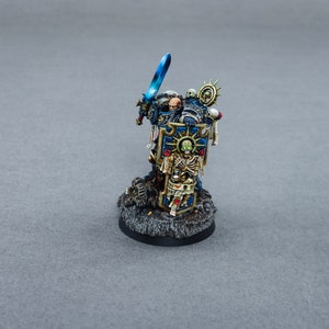 40k Space Marines Primaris Bladeguard Captain PAINTED - Etsy