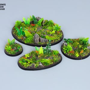 Classic Jungle - Battle Ready Bases for Wargames, Miniatures, Figures ...