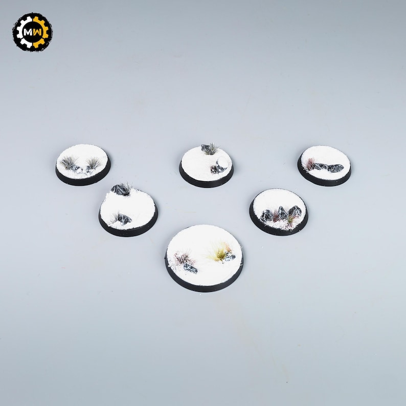 Classic Snow - Battle Ready Bases for Wargames, Miniatures, Figures ...