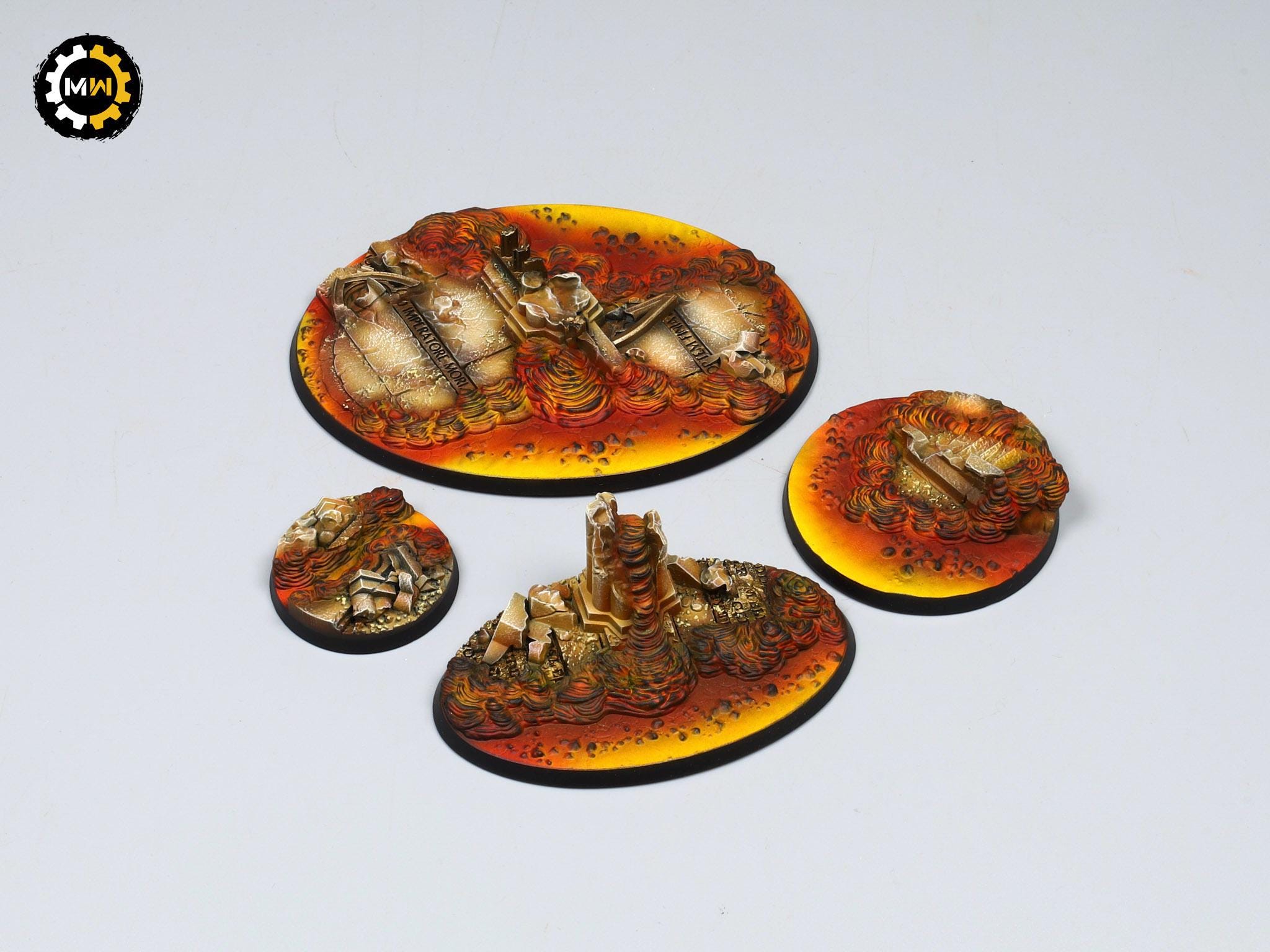 Molten Forge - Battle Ready 3D Bases for Wargames, Miniatures, Figures ...