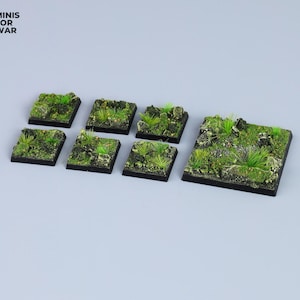 Classic Forest - Square - Battle Ready Bases for Wargames, Miniatures ...