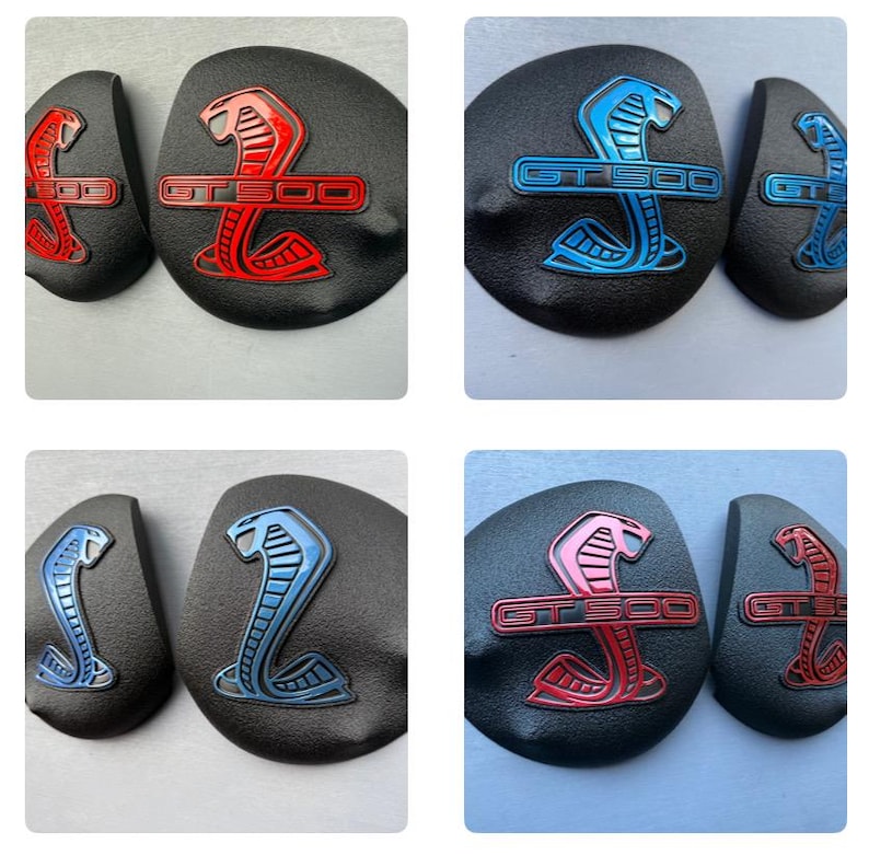 2020-2022 Ford Mustang GT500 Strut Tower Covers (predator) (choose Logo ...