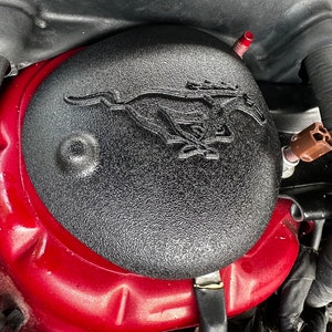 2015-2024 Mustang Strut Tower Covers Round Cover (howling Coyote Head ...